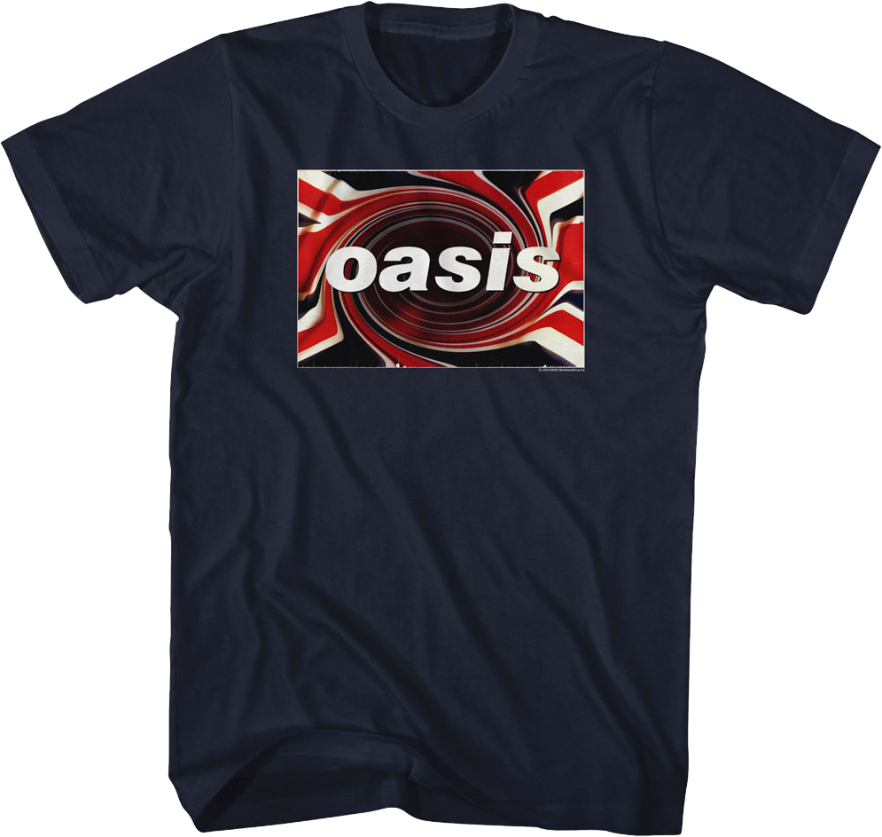 Union Jack Logo Oasis T-Shirt