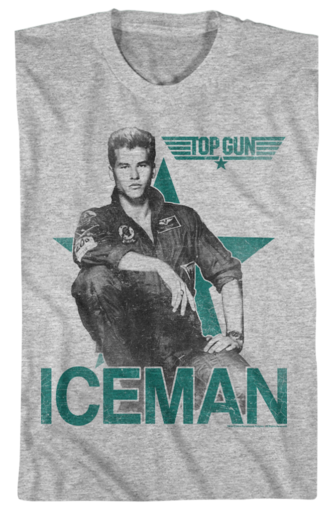 Val Kilmer Iceman Top Gun T-Shirt