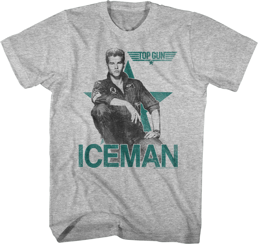 Val Kilmer Iceman Top Gun T-Shirt