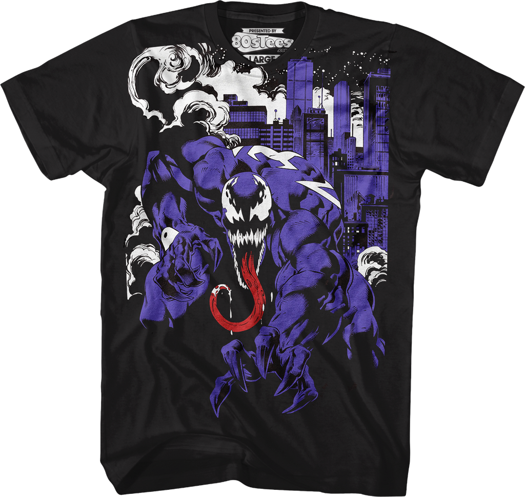 Venom At Night Marvel Comics T-Shirt