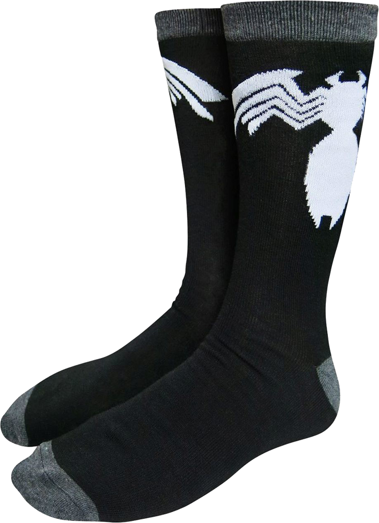 Venom Logo Marvel Comics Socks