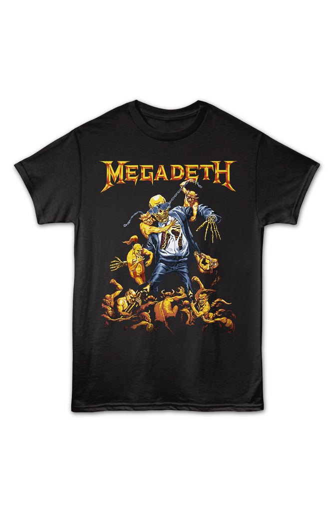 Vic Rattlehead In Hell Megadeth T-Shirt