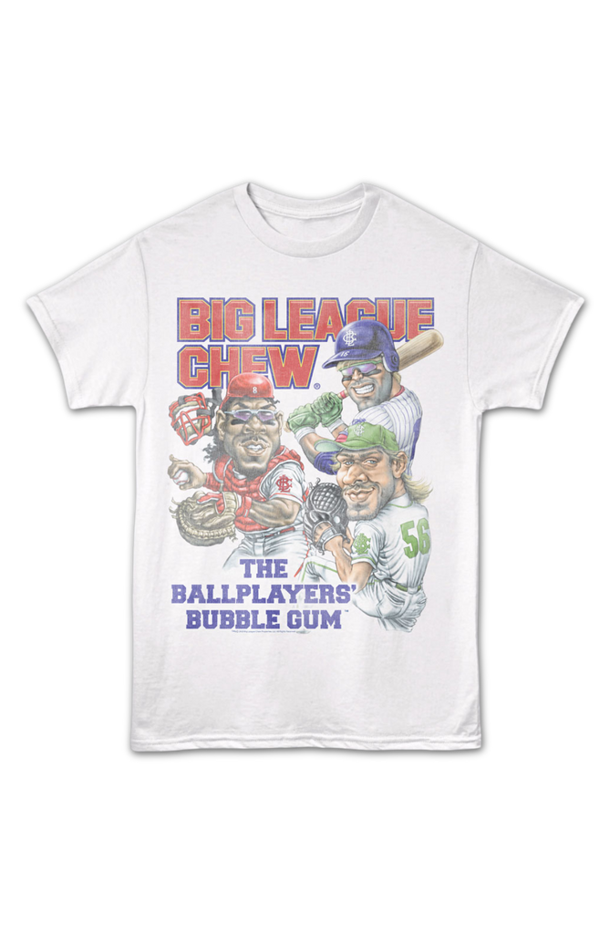 Vintage Ballplayers' Bubble Gum Big League Chew T-Shirt