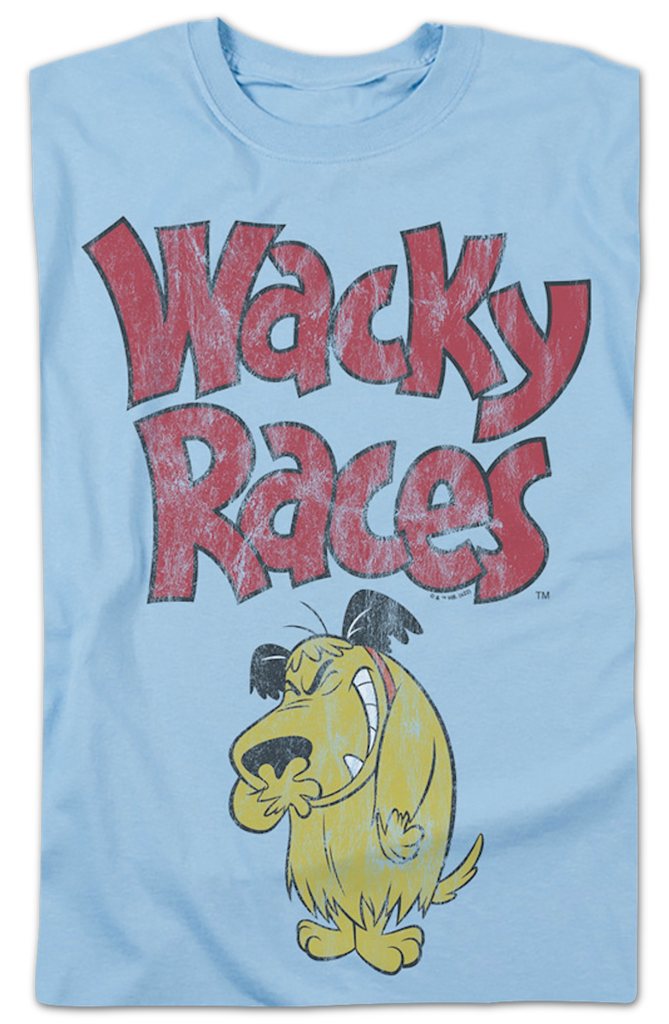 Vintage Blue Muttley Wacky Races T-Shirt