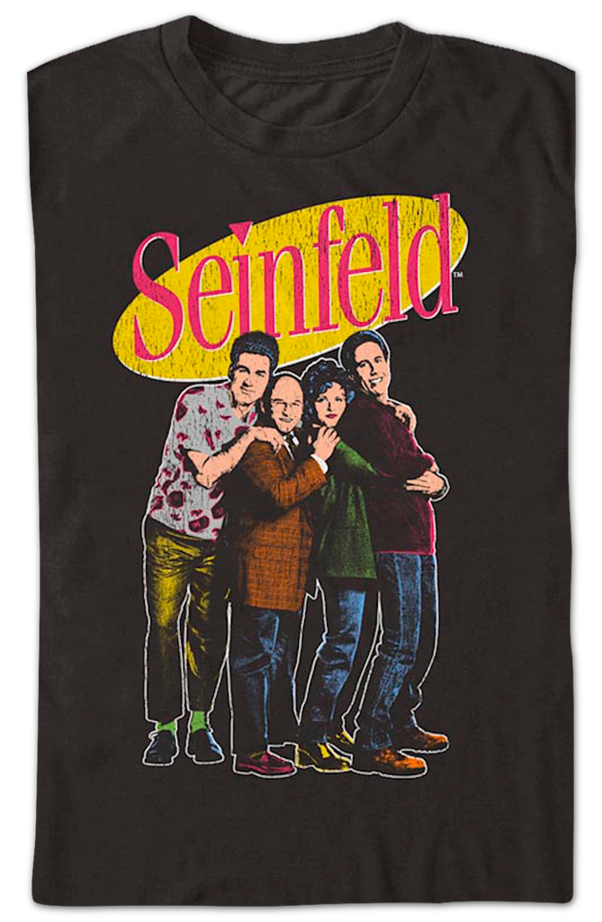 Vintage Cast Photo Seinfeld T-Shirt