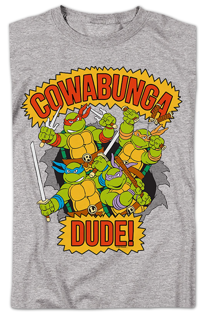 Vintage Cowabunga Dude Teenage Mutant Ninja Turtles T-Shirt