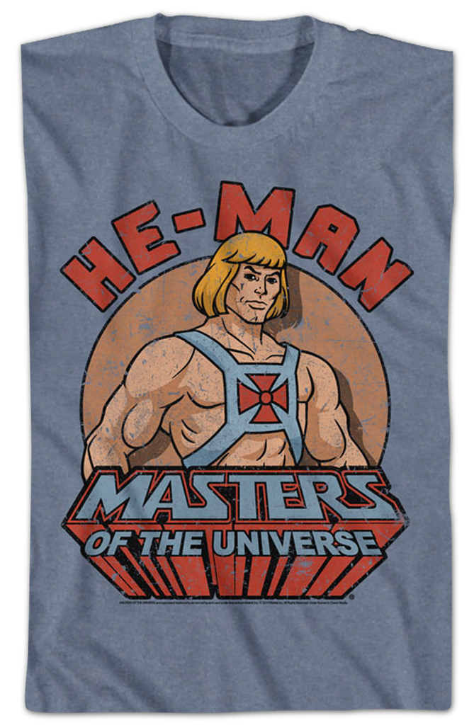 Vintage He-Man T-Shirt: Masters of the Universe Mens T-Shirt