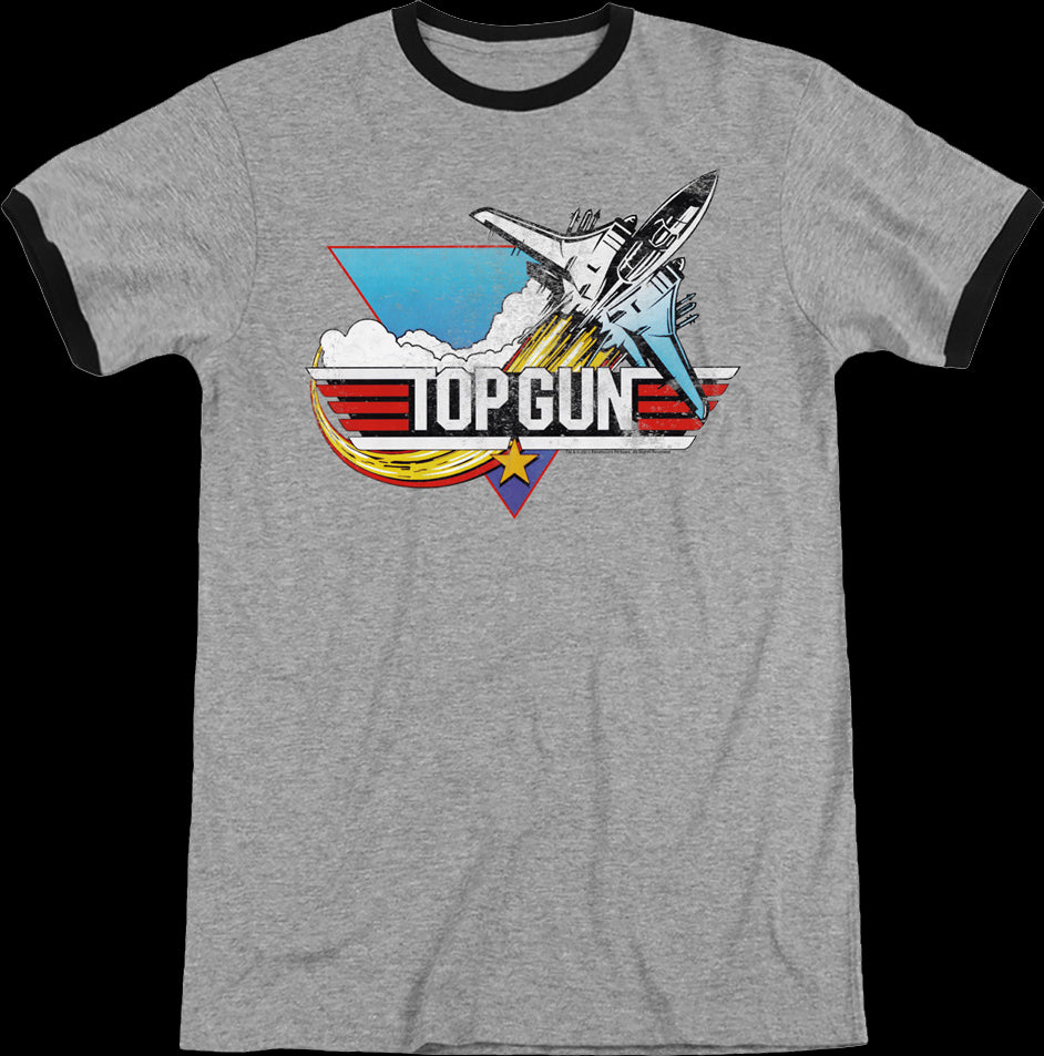 Vintage Logo Top Gun Ringer Shirt