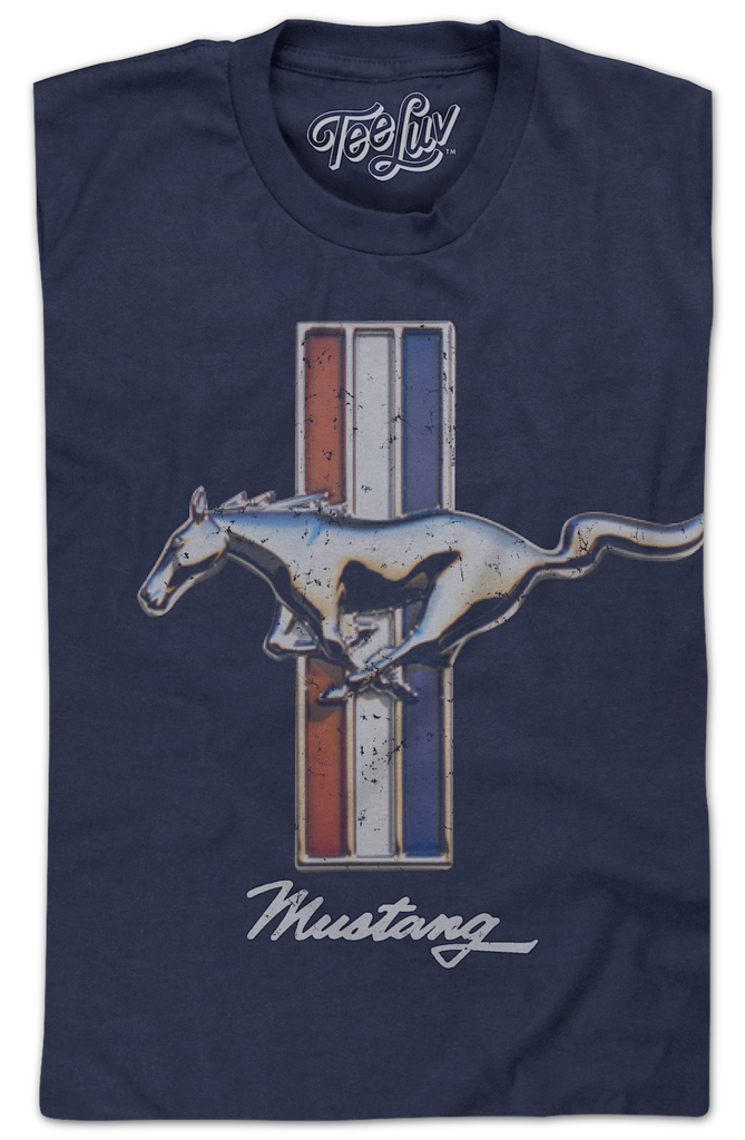 Vintage Mustang Logo Ford T-Shirt