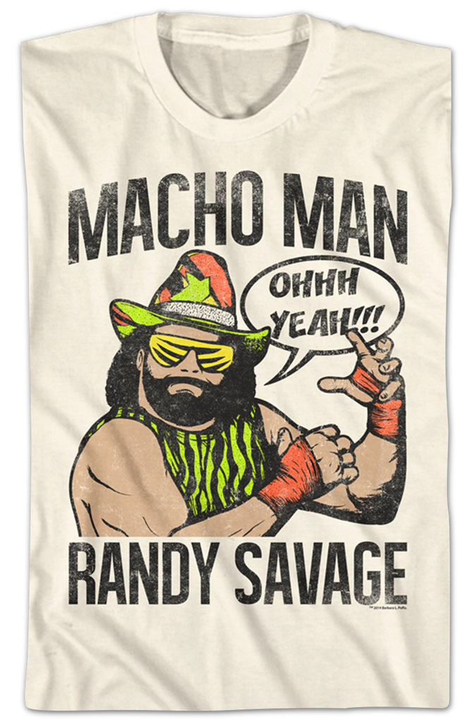 Vintage Ohhh Yeah Macho Man Randy Savage T-Shirt