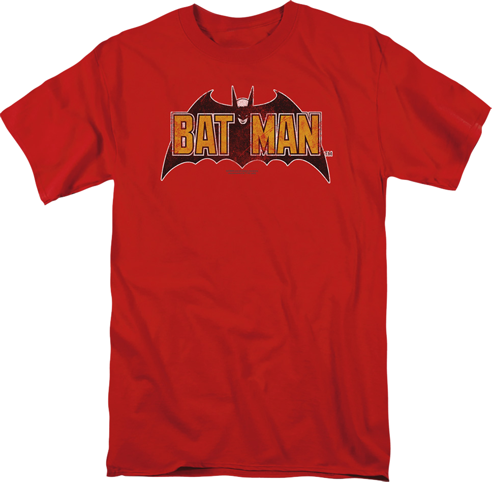 Vintage Red Batman Logo DC Comics T-Shirt
