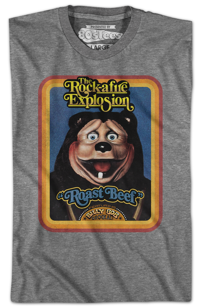 Vintage Roast Beef Rock-afire Explosion T-Shirt
