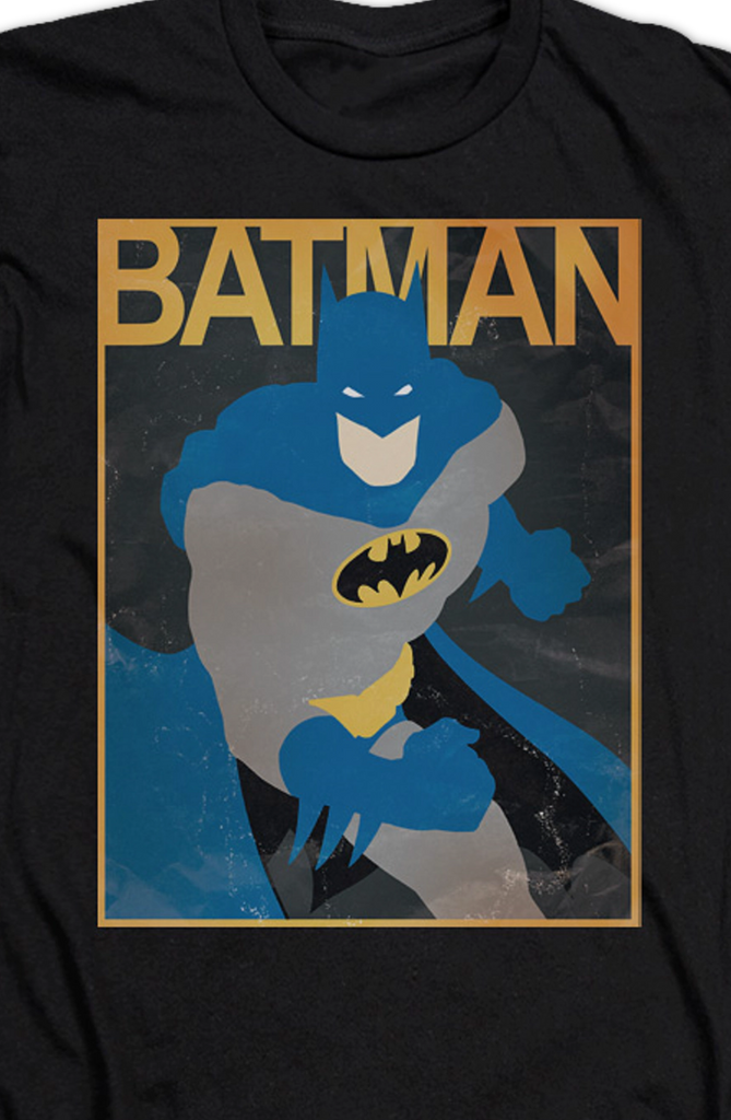 Vintage Simple Poster Batman T-Shirt