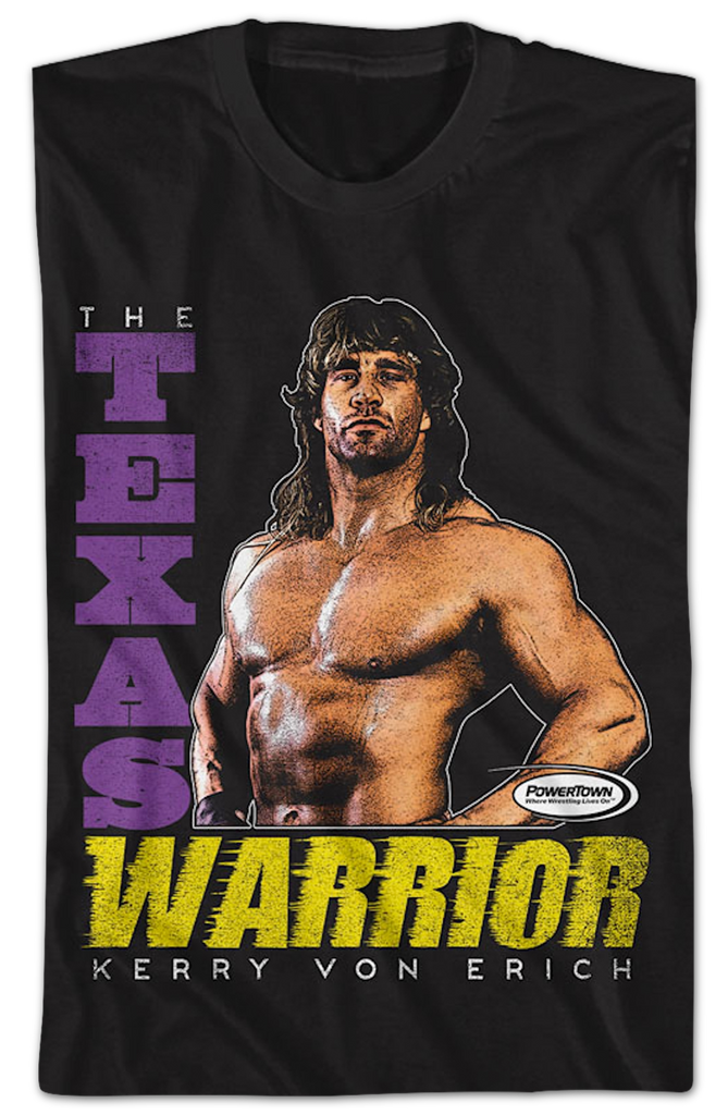 Vintage Texas Warrior Kerry Von Erich T-Shirt