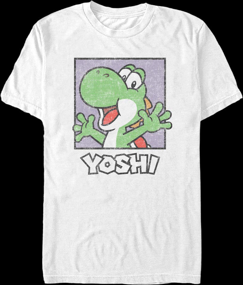 Vintage Yoshi Square Super Mario Bros. T-Shirt