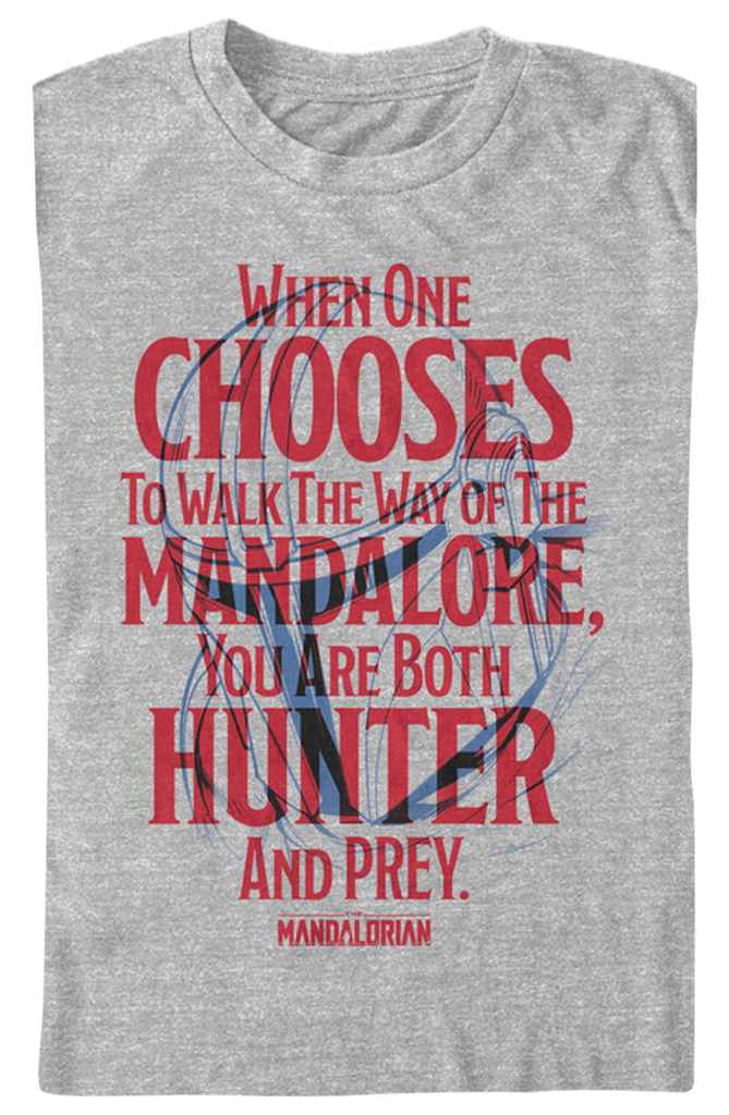 Walk The Way Of The Mandalore Star Wars The Mandalorian T-Shirt