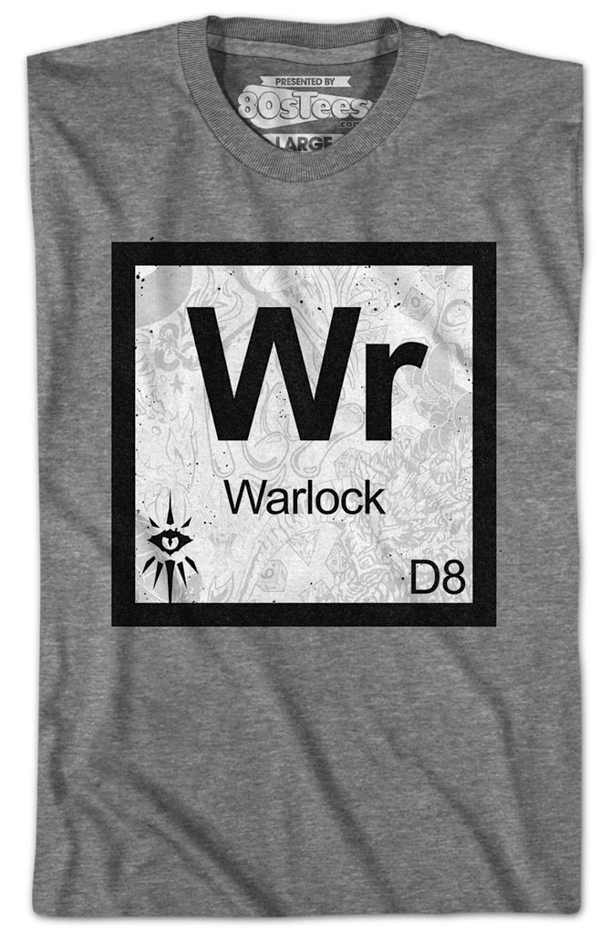 Warlock Element Symbol Dungeons & Dragons T-Shirt