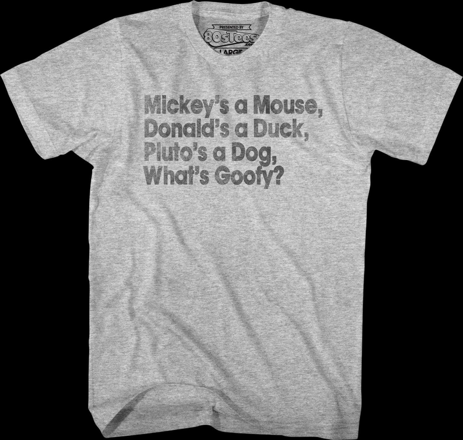 What's Goofy Stand By Me T-Shirt: Stand By Me Mens T-Shirt