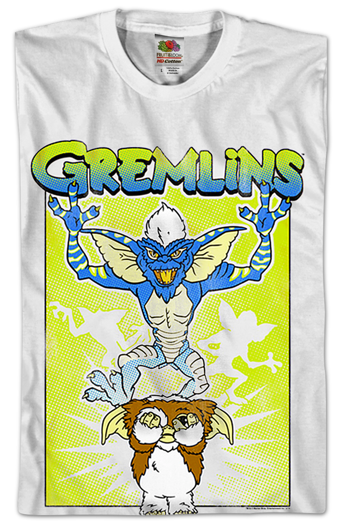 White Gizmo's Nightmare Gremlins T-Shirt