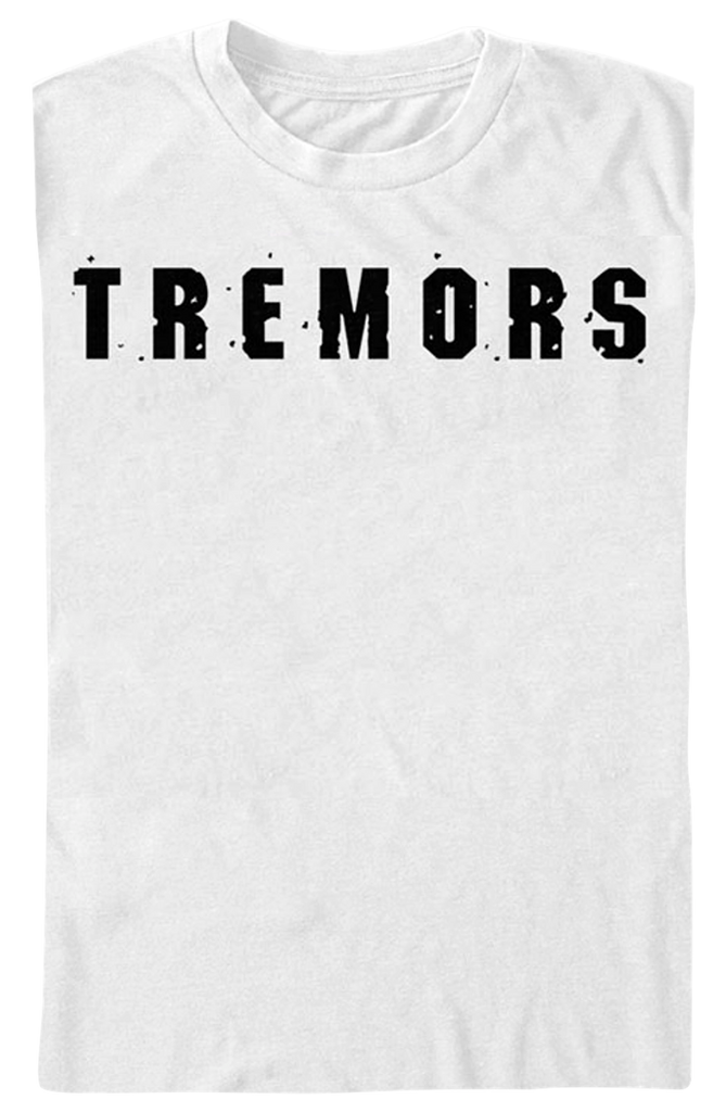 White Logo Tremors T-Shirt