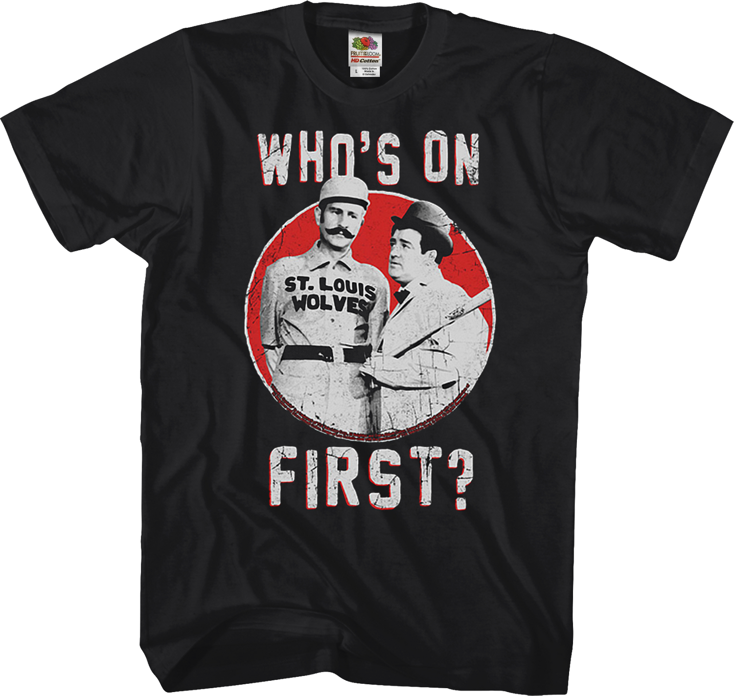 Who's On First Abbott And Costello T-Shirt