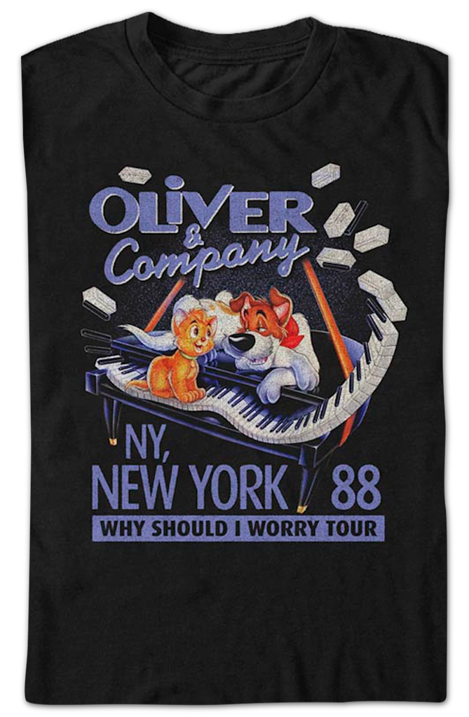 Why Should I Worry Tour Oliver and Company Disney T-Shirt