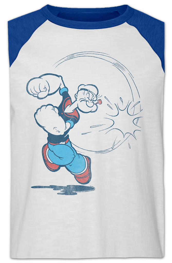 Wind-Up Punch Popeye Raglan Baseball Shirt