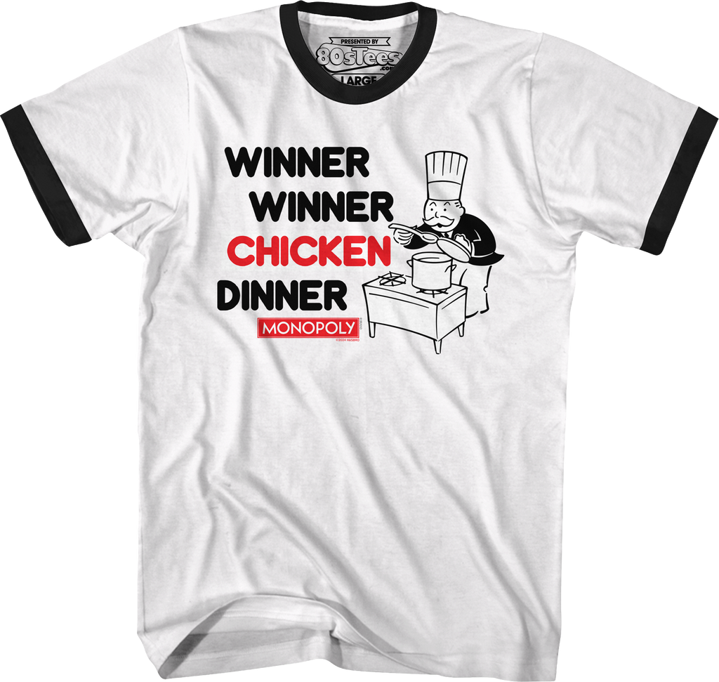 Winner Winner Chicken Dinner Monopoly T-Shirt