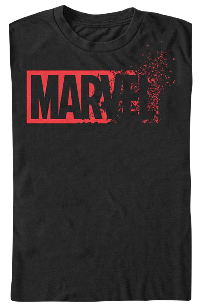Withered Logo Marvel Comics T-Shirt