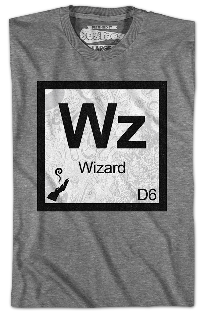 Wizard Element Symbol Dungeons & Dragons T-Shirt