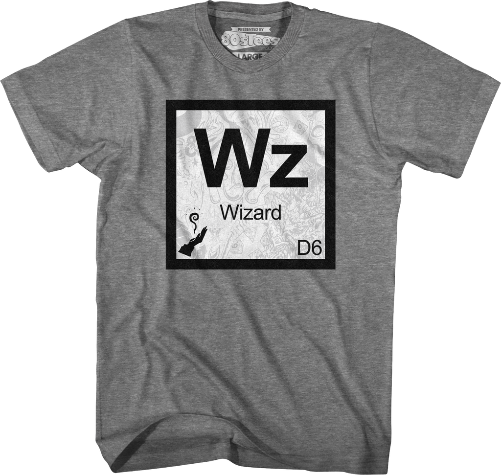 Wizard Element Symbol Dungeons & Dragons T-Shirt