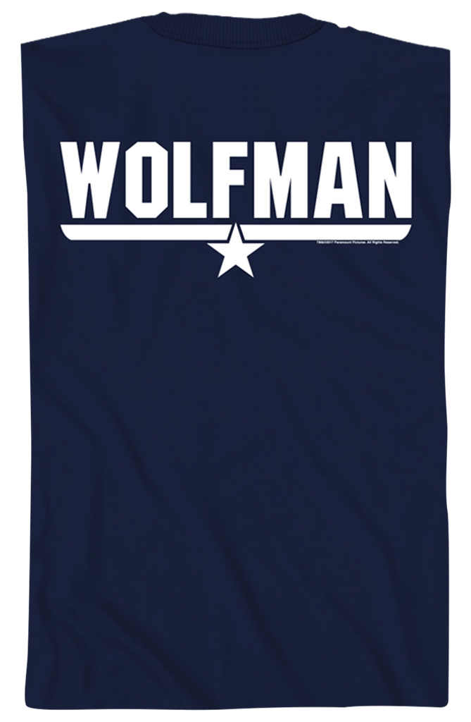 Wolfman Top Gun T-Shirt: 80s Movies Top Gun T-shirt