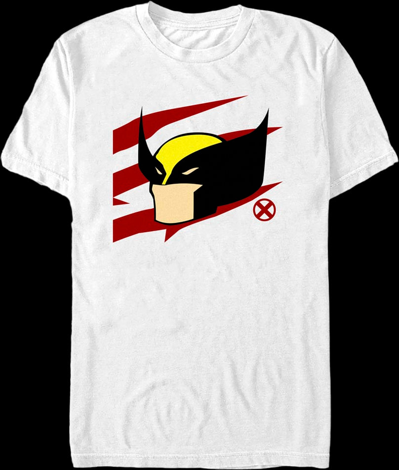 Wolverine Simple Stripes Marvel Comics T-Shirt