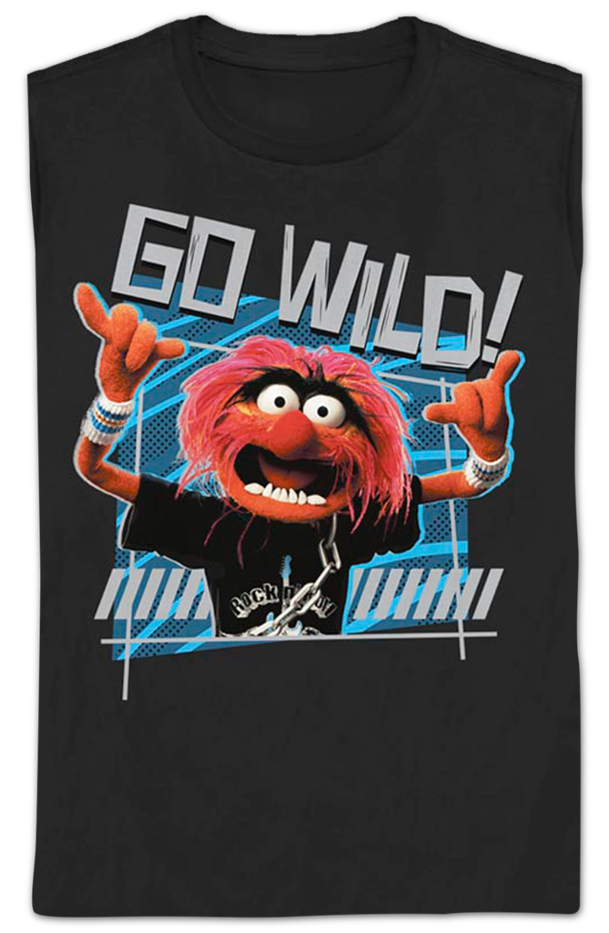 Womens Animal Go Wild Muppets Shirt