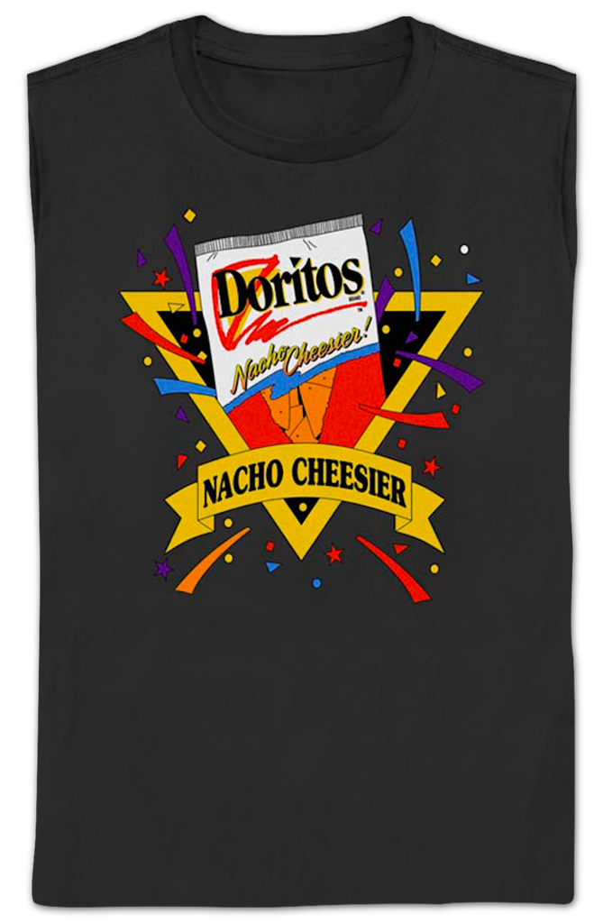 Womens Black Nacho Cheesier Celebration Doritos Shirt