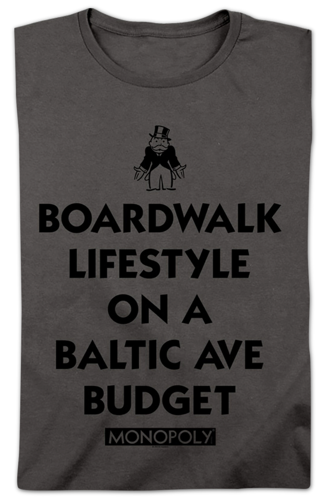 Womens Boardwalk Lifestyle Monopoly Shirt