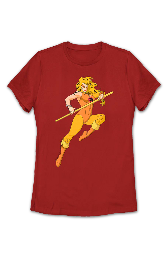 Womens Cheetara Action Pose Shirt