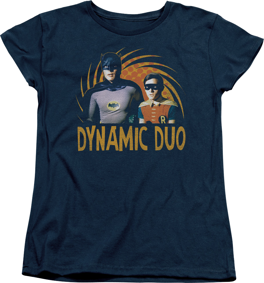 Womens Dynamic Duo Batman and Robin Shirt