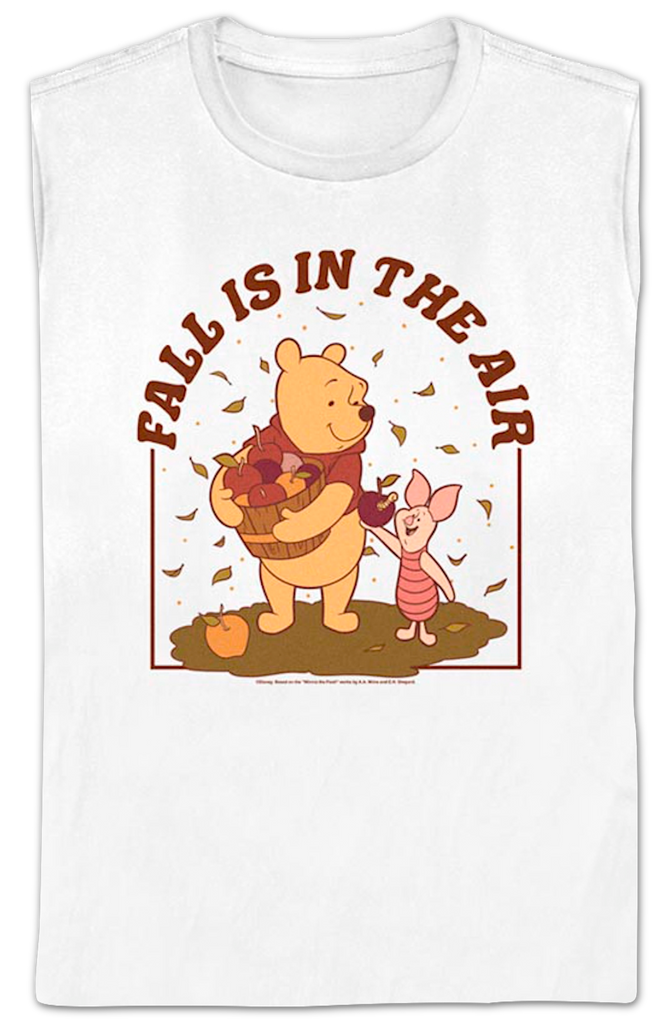 Womens Fall Is In The Air Winnie The Pooh Shirt