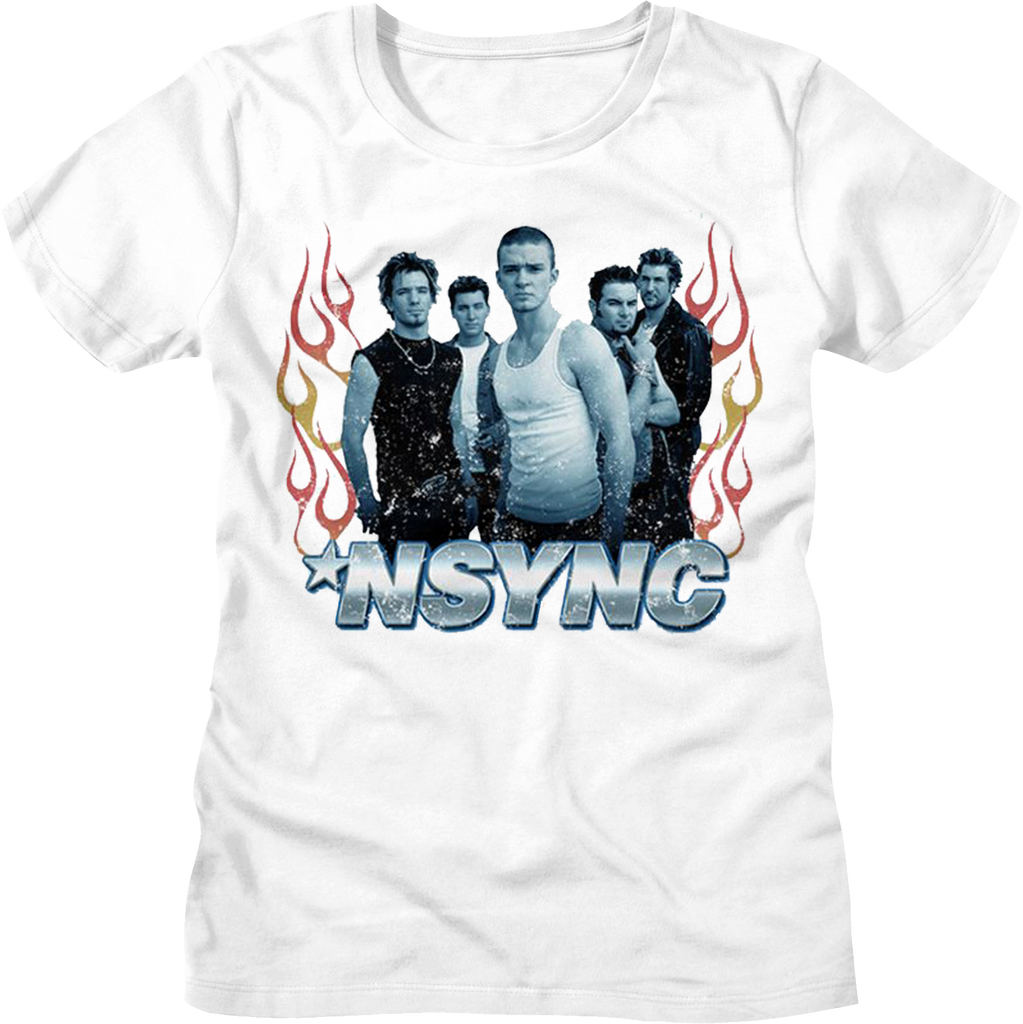Womens Flames NSYNC Shirt