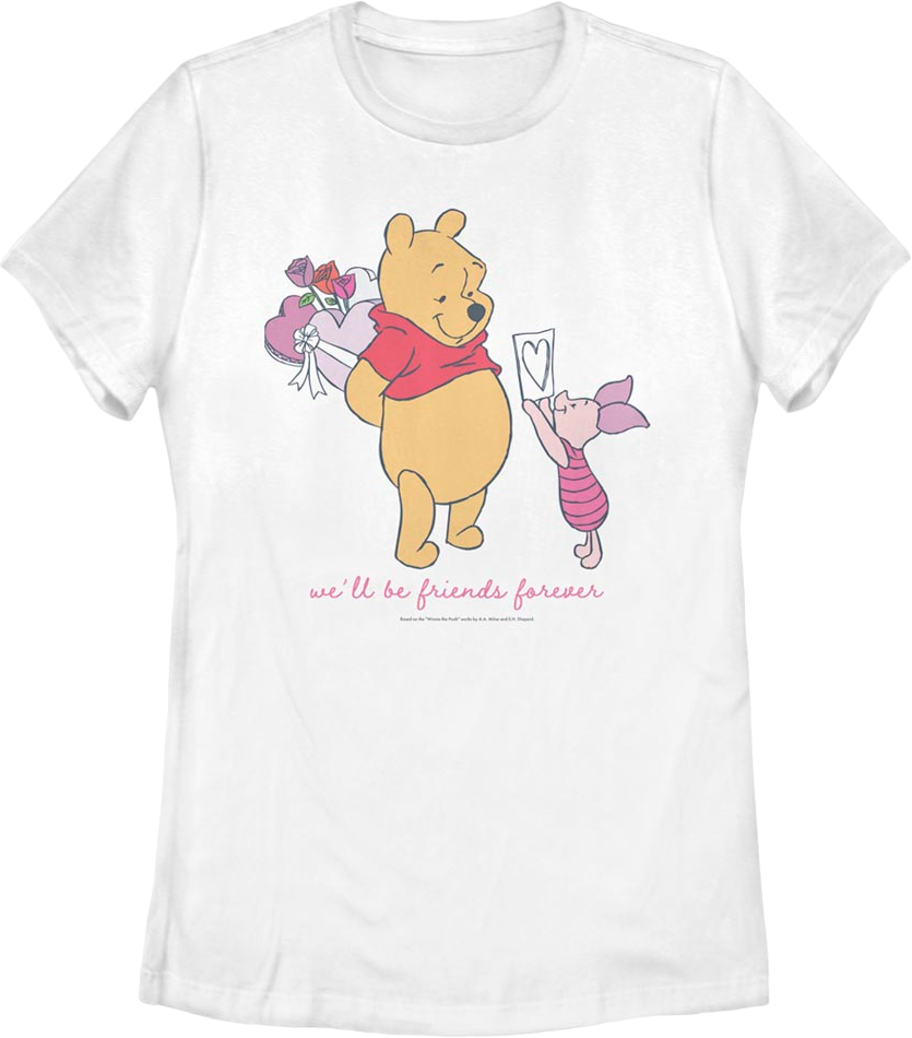 Womens Friends Forever Winnie The Pooh Shirt