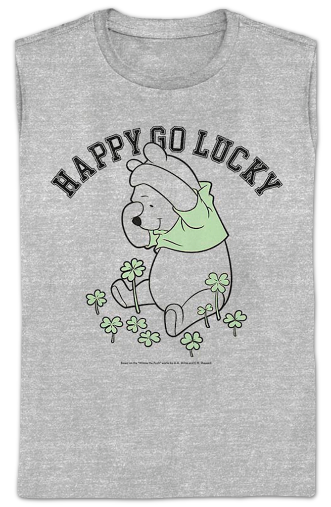 Womens Happy Go Lucky Winnie The Pooh Shirt
