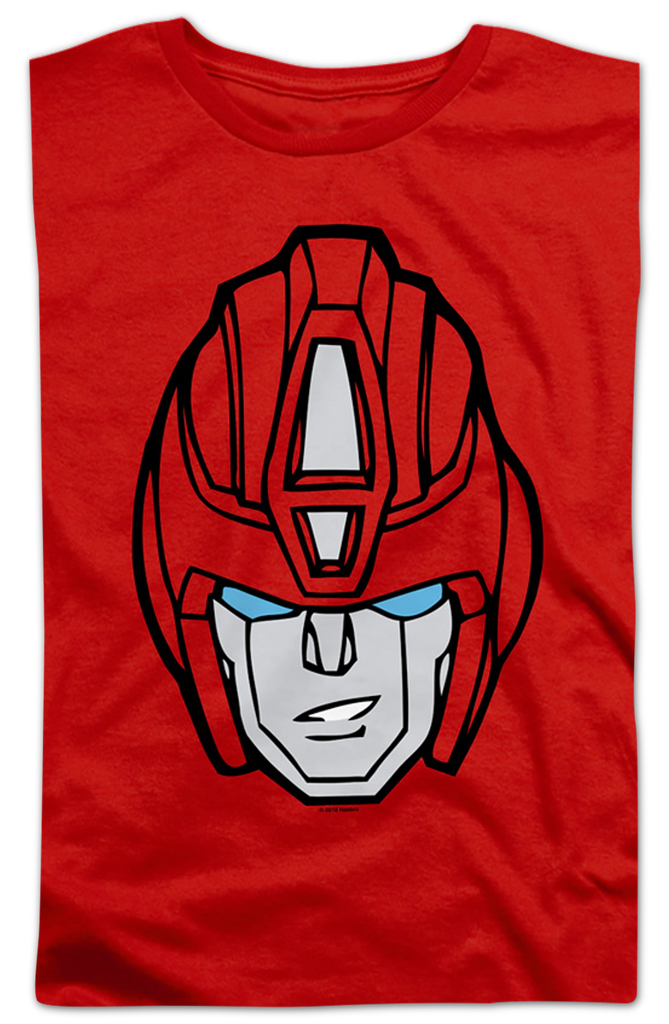 Womens Hot Rod Head Shot Transformers Shirt