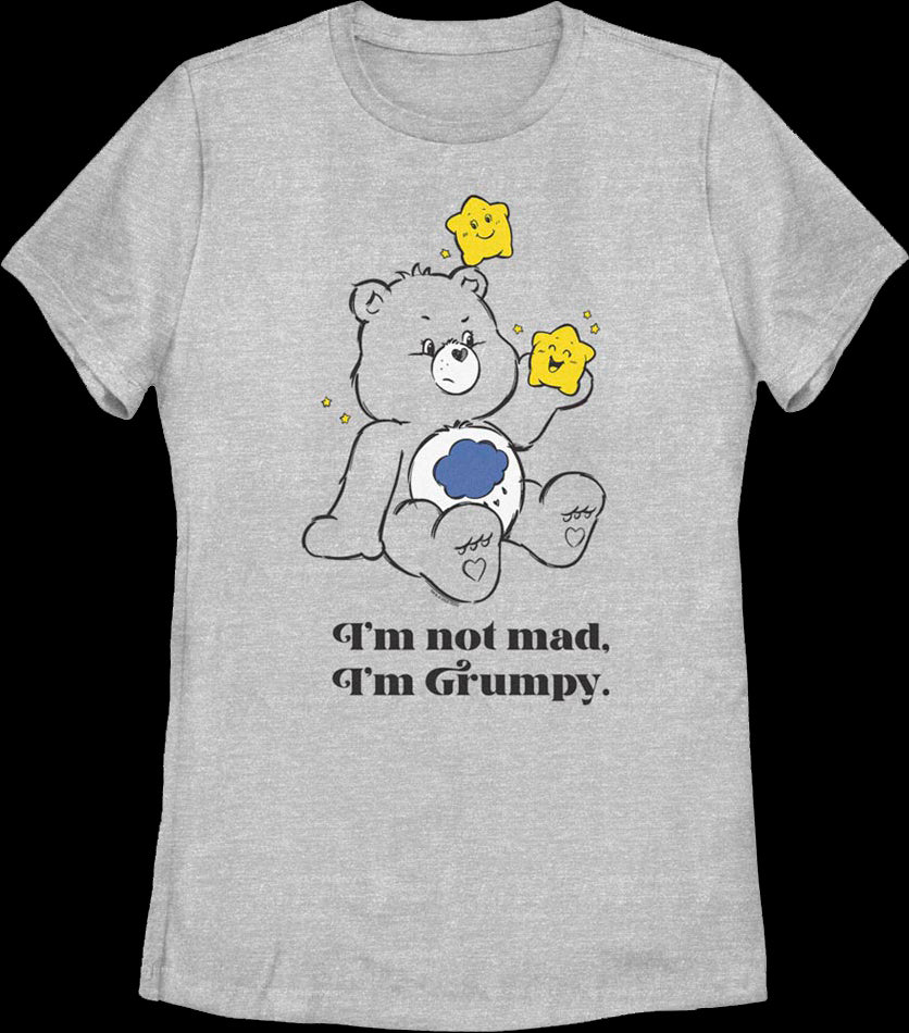 Womens I'm Not Mad I'm Grumpy Care Bears Shirt