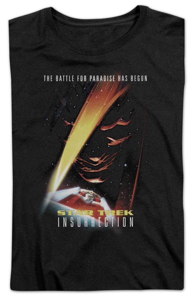 Womens Insurrection Poster Star Trek Shirt