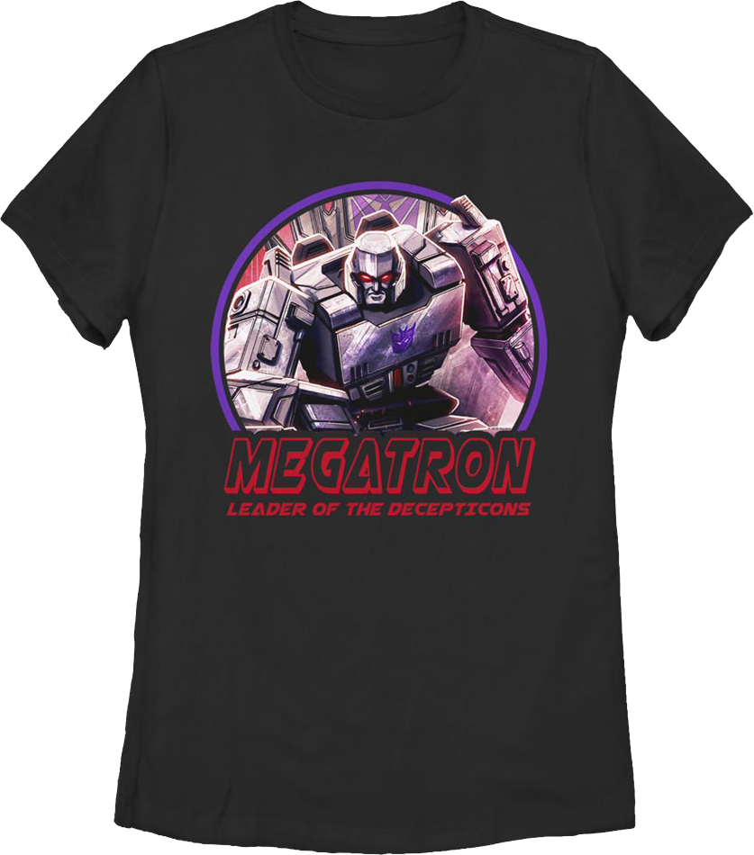 Womens Megatron Leader Of The Decepticons Transformers Shirt