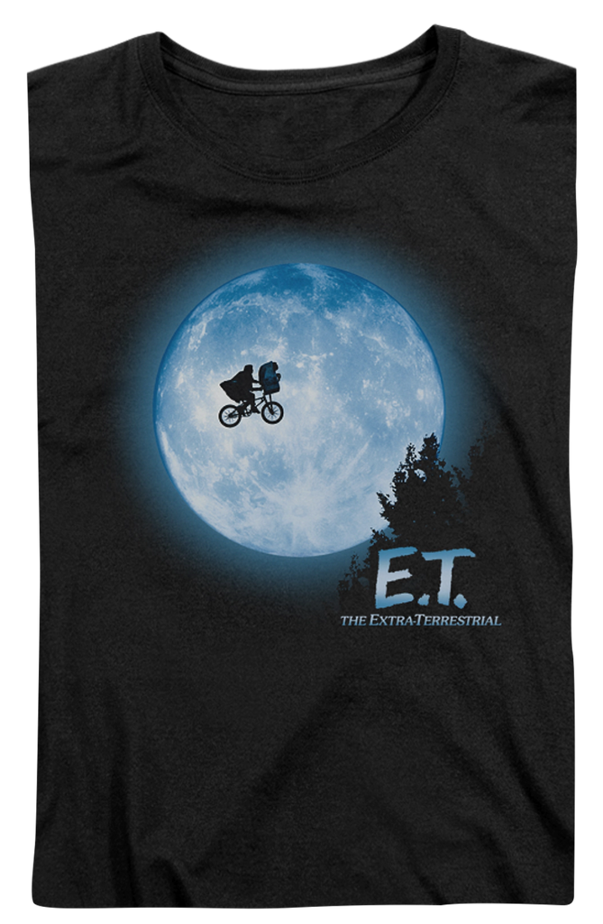 Womens Moon ET Shirt. Women's T-Shirt.