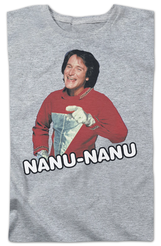 Womens Nanu Nanu Mork and Mindy Shirt