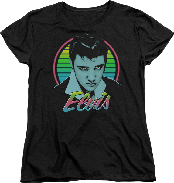 Womens Neon Elvis Presley Shirt