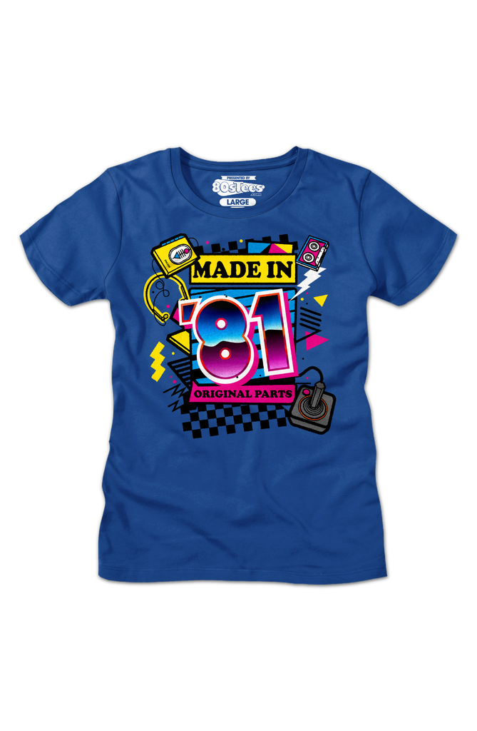 Womens Original Parts Made In '81 Shirt